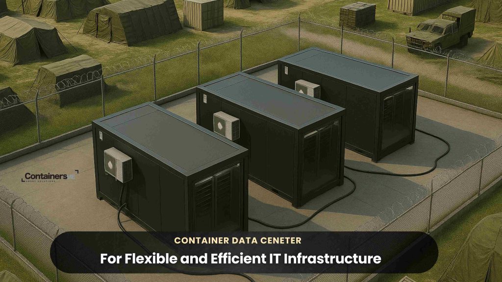 Mobile container for containerized data centers